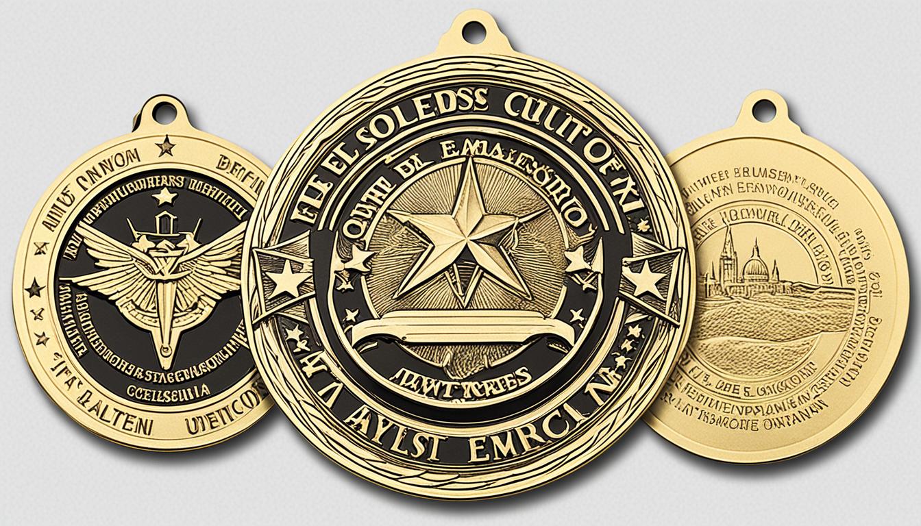 Custom Gold, Silver, Bronze Medals - Design Your Own