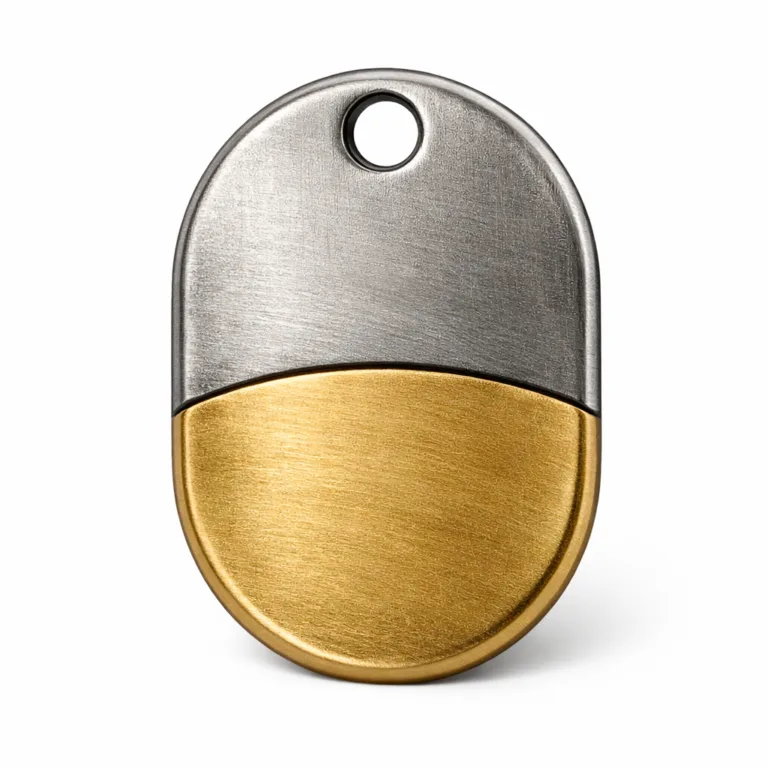 Two-Tone Plated Metal Tag | Custom Metal Tags Manufacturer & OEM