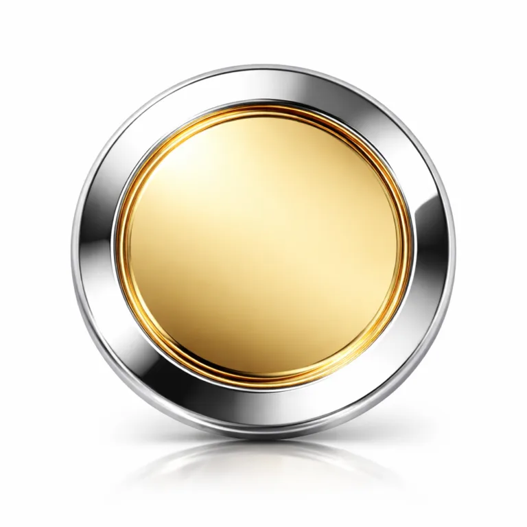 Two-Tone Plated Fashion Button Manufacturer – Custom & OEM Options